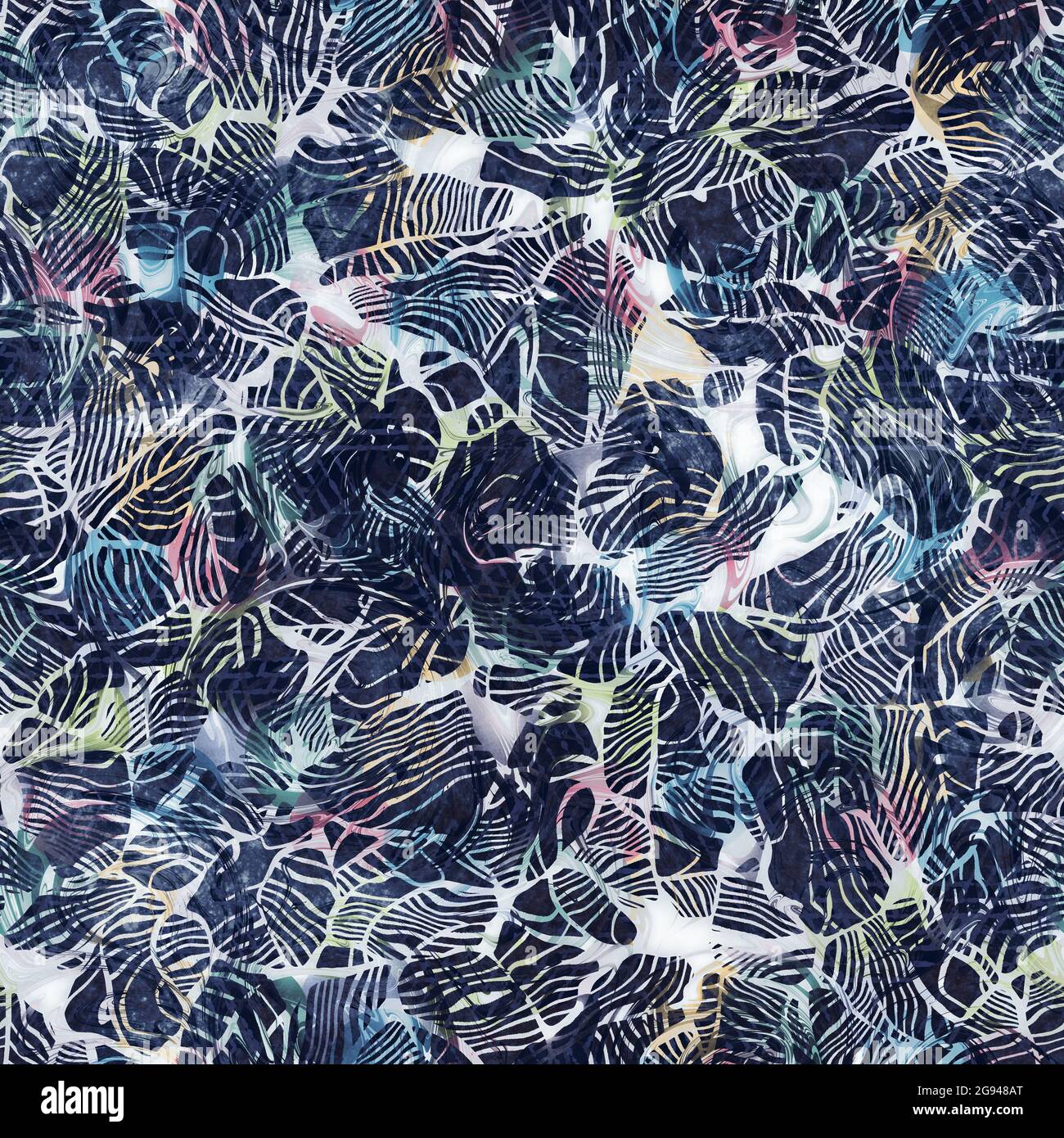 Seamless abstract organic shape pattern for print Stock Photo - Alamy