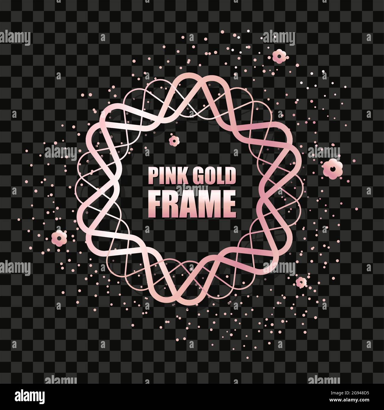 Rose gold text effect hi-res stock photography and images - Alamy