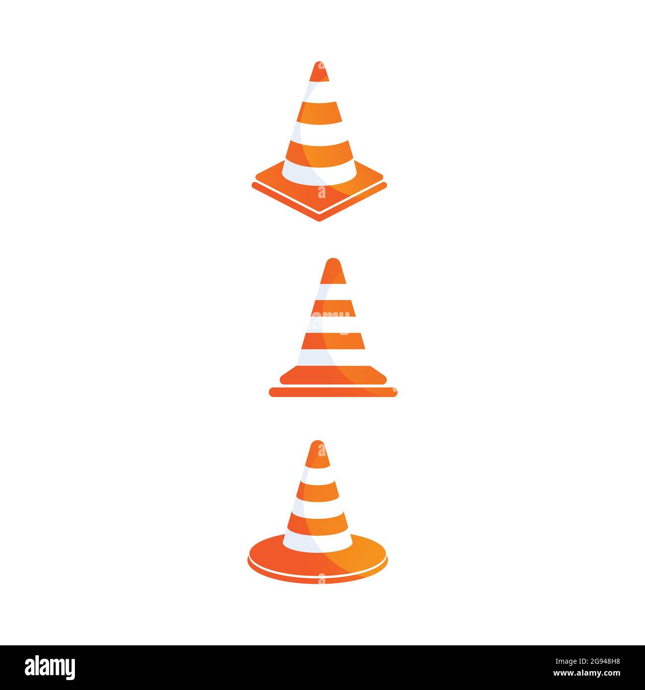 Construction cone icon, vector illustration design. Tools collection ...