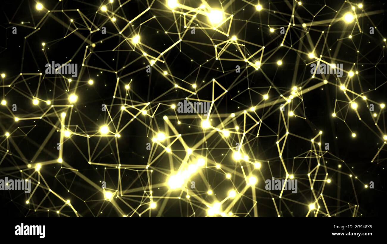 Abstract plexus technology science concept Stock Photo - Alamy