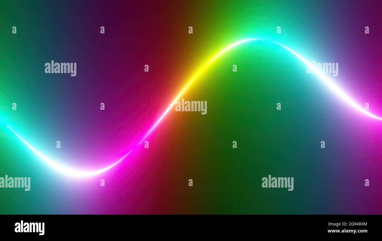 Animation Colorful Abstract Rainbow Spectrum Line Stock Photo - Alamy