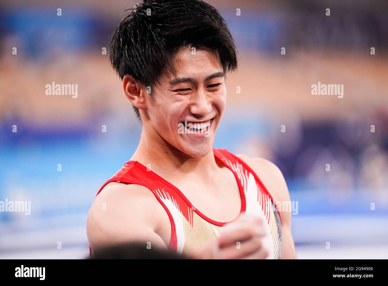 Tokyo, Japan. 24th July, 2021. Daiki Hashimoto (JPN) Gymnastics - Artistic : Men's Qualification ...