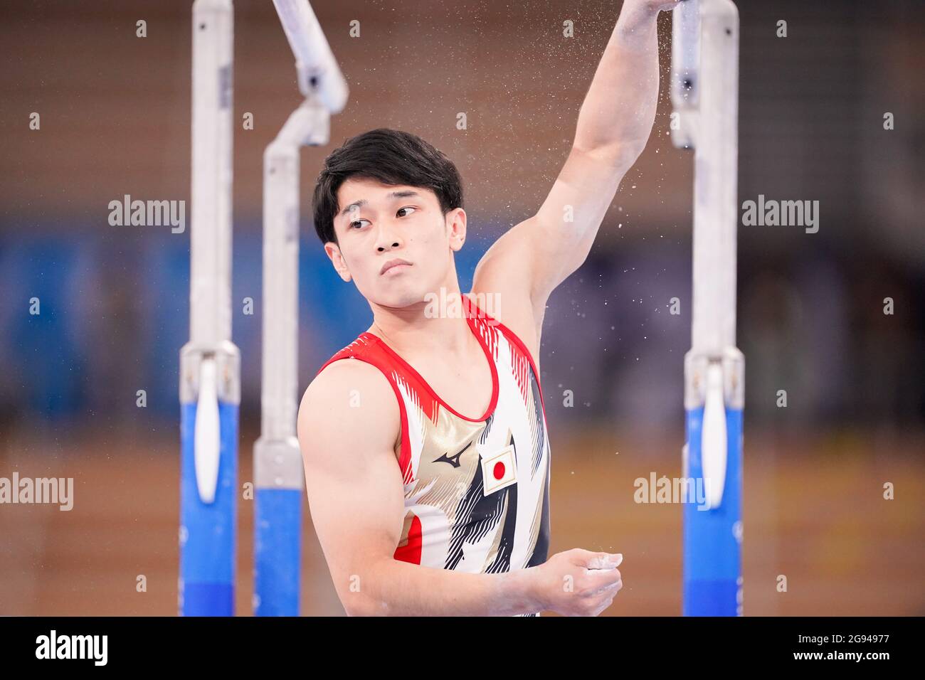 Tokyo, Japan. 24th July, 2021. Wataru Tanigawa (JPN) Gymnastics - Artistic : Men's Qualification ...
