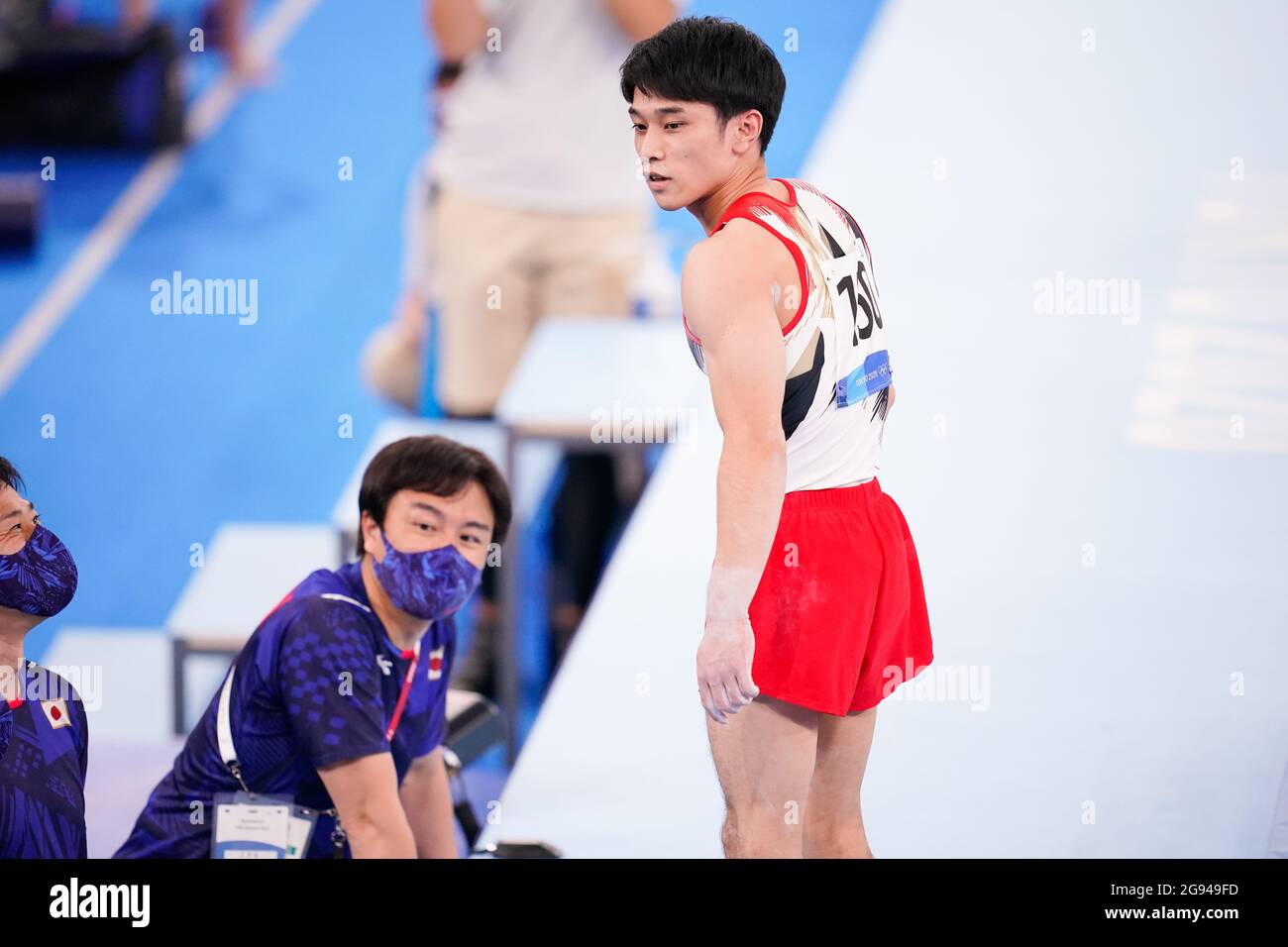 Tokyo, Japan. 24th July, 2021. Wataru Tanigawa (JPN) Gymnastics - Artistic : Men's Qualification ...