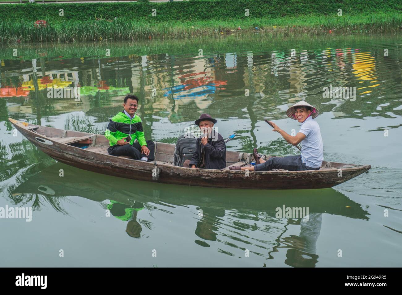 Daily life of the local people in Hoi an, the beautiful ancient town of ...