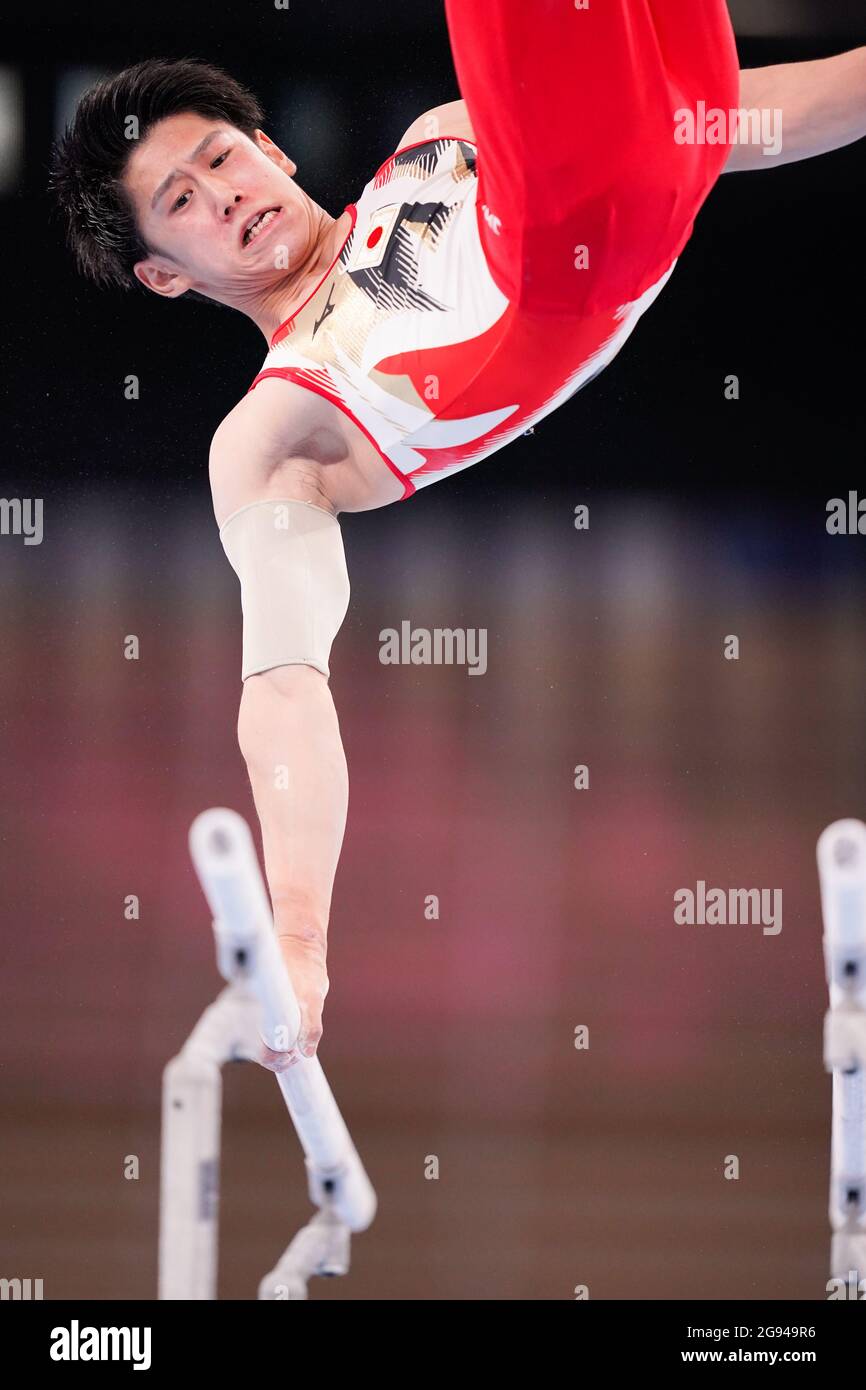 Tokyo, Japan. 24th July, 2021. Daiki Hashimoto (JPN) Gymnastics - Artistic : Men's Qualification ...