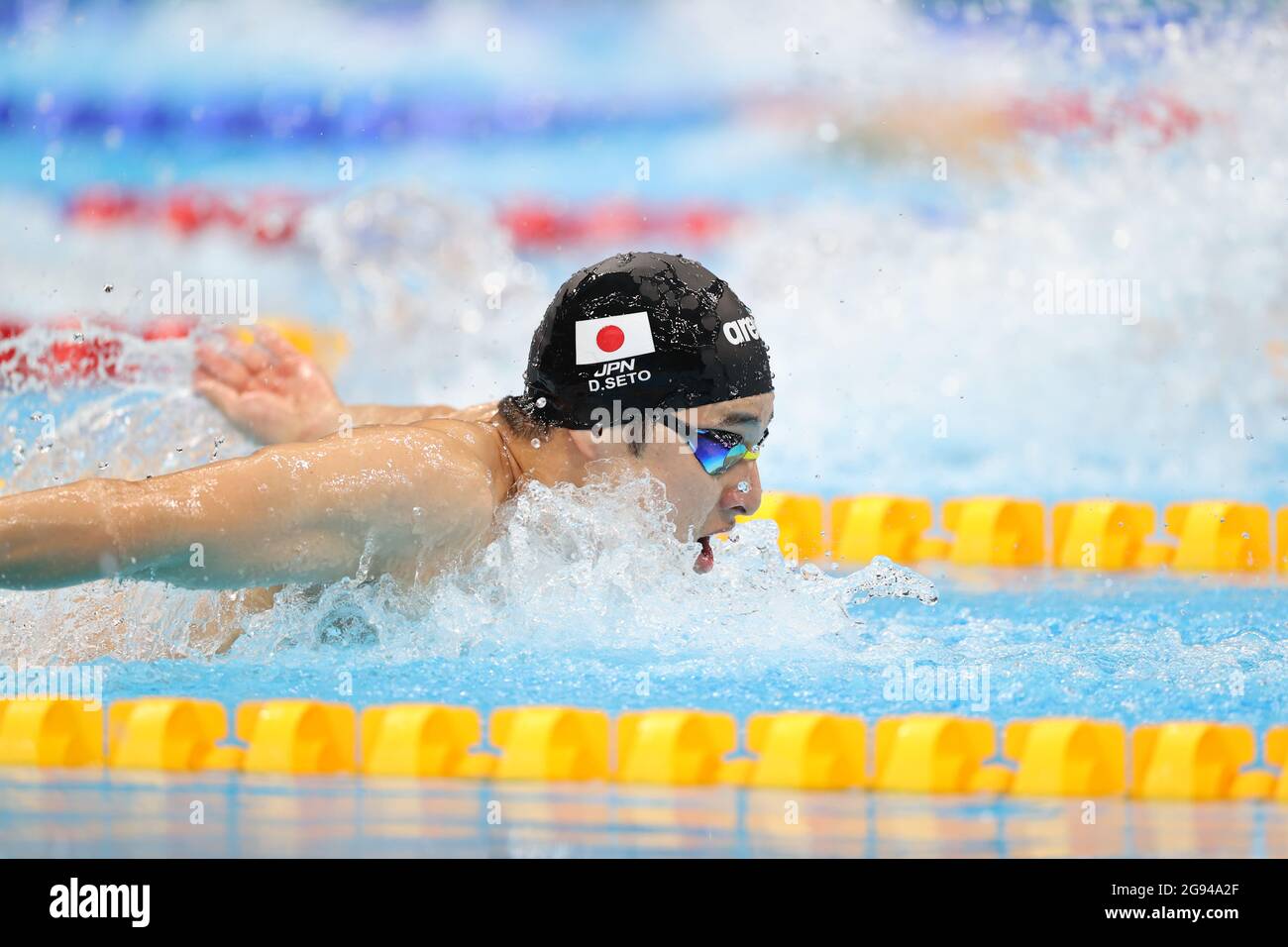 Tokyo, Japan. 24th July, 2021. Daiya Seto (JPN) Swimming : Men's 400m ...