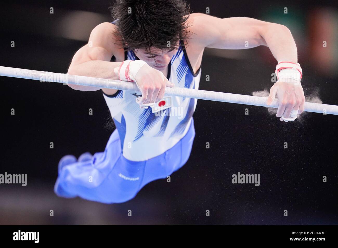 Tokyo, Japan. 24th July, 2021. Kohei Uchimura (JPN) Gymnastics - Artistic : Men's Qualification ...