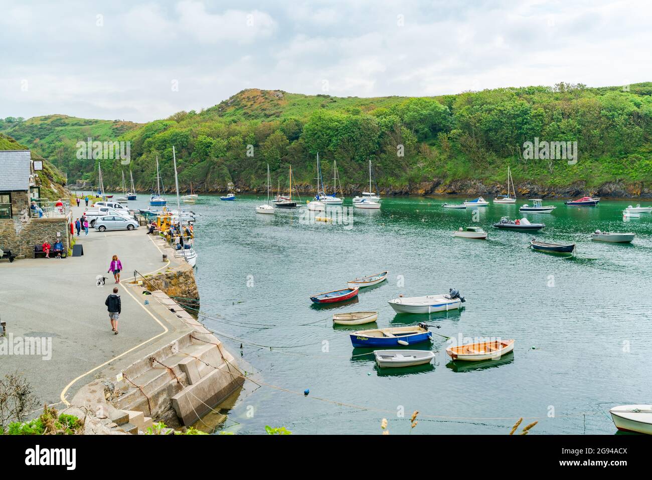 SOLVA, WALES - JUNE 29, 2021: Boats and yachts in Solva harbour, St ...