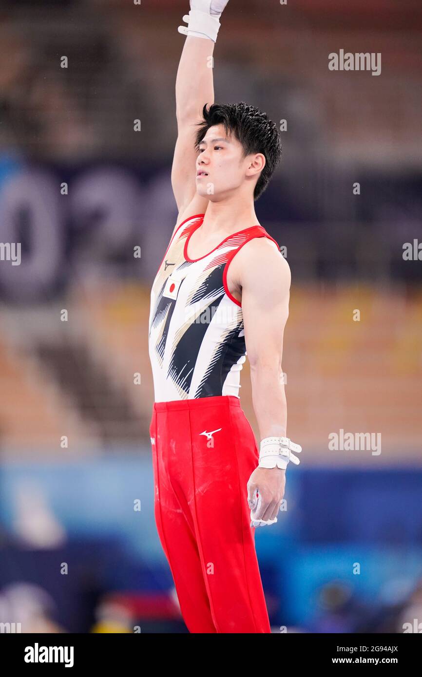 Tokyo, Japan. 24th July, 2021. Daiki Hashimoto (JPN) Gymnastics - Artistic : Men's Qualification ...