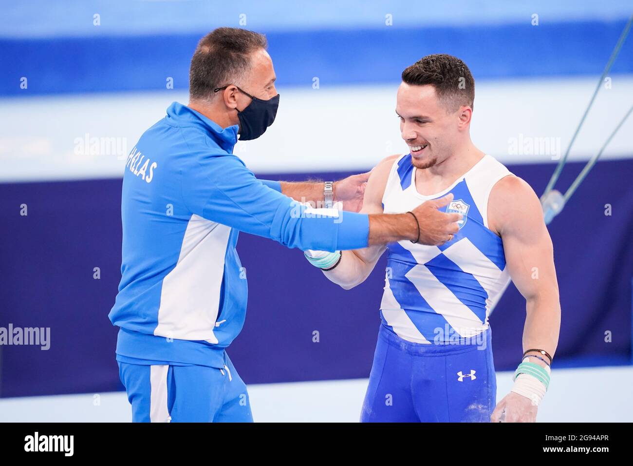 Tokyo, Japan. 24th July, 2021. Eleftherios Petrounias (GRE) Gymnastics ...