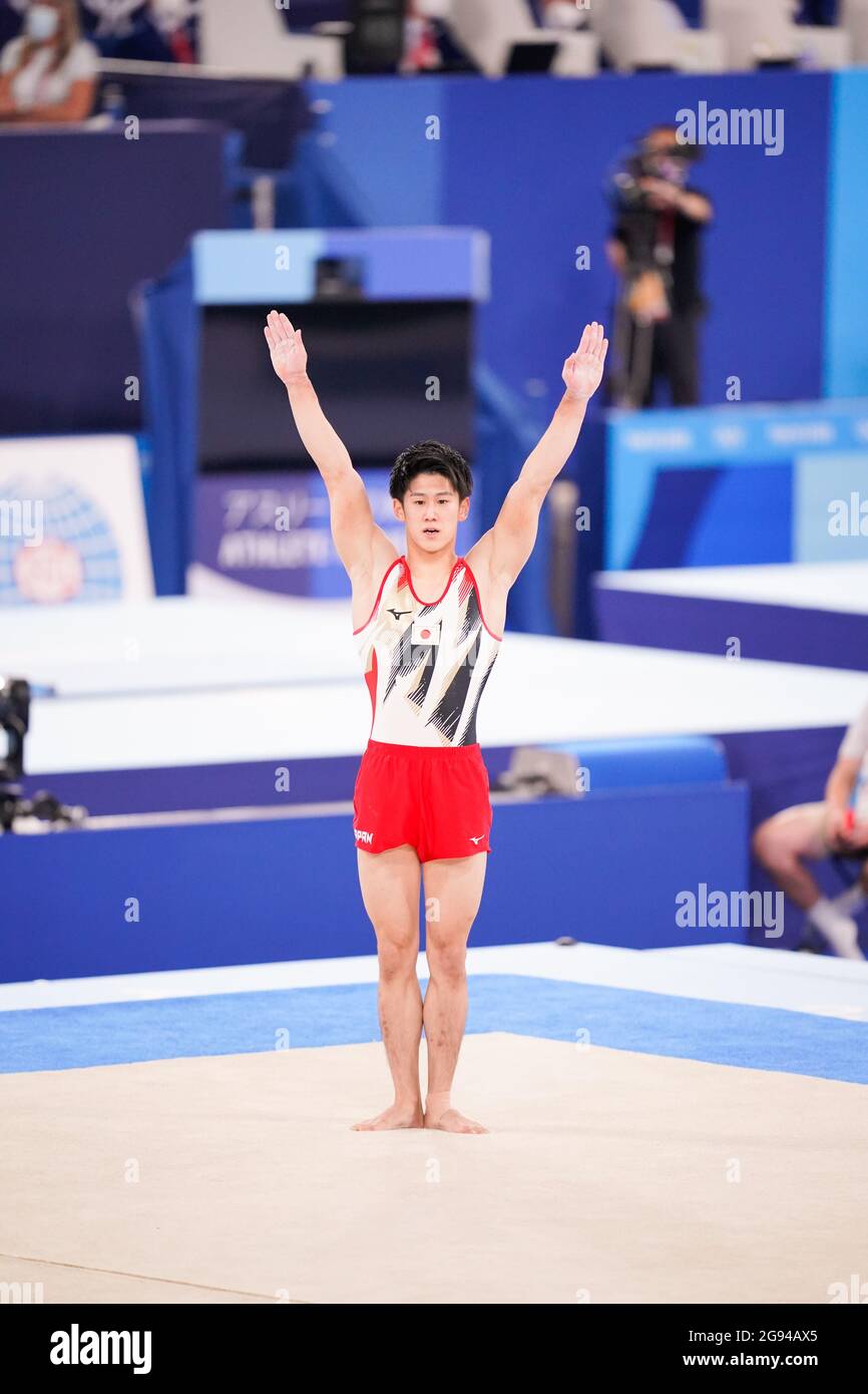 Tokyo, Japan. 24th July, 2021. Daiki Hashimoto (JPN) Gymnastics - Artistic : Men's Qualification ...