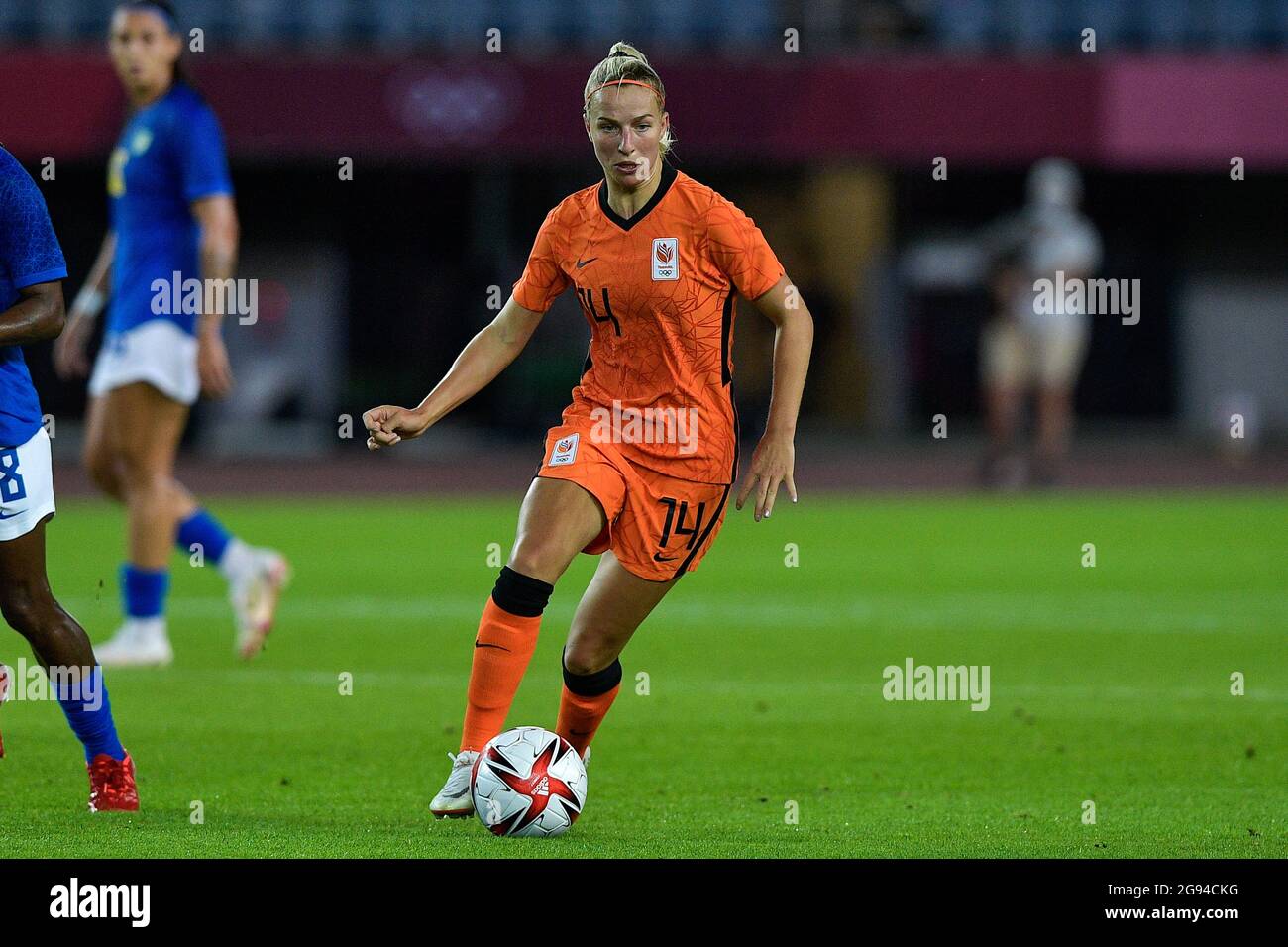 Rifu, Japan. 24th July, 2021. RIFU, JAPAN - JULY 24: Jackie Groenen of ...
