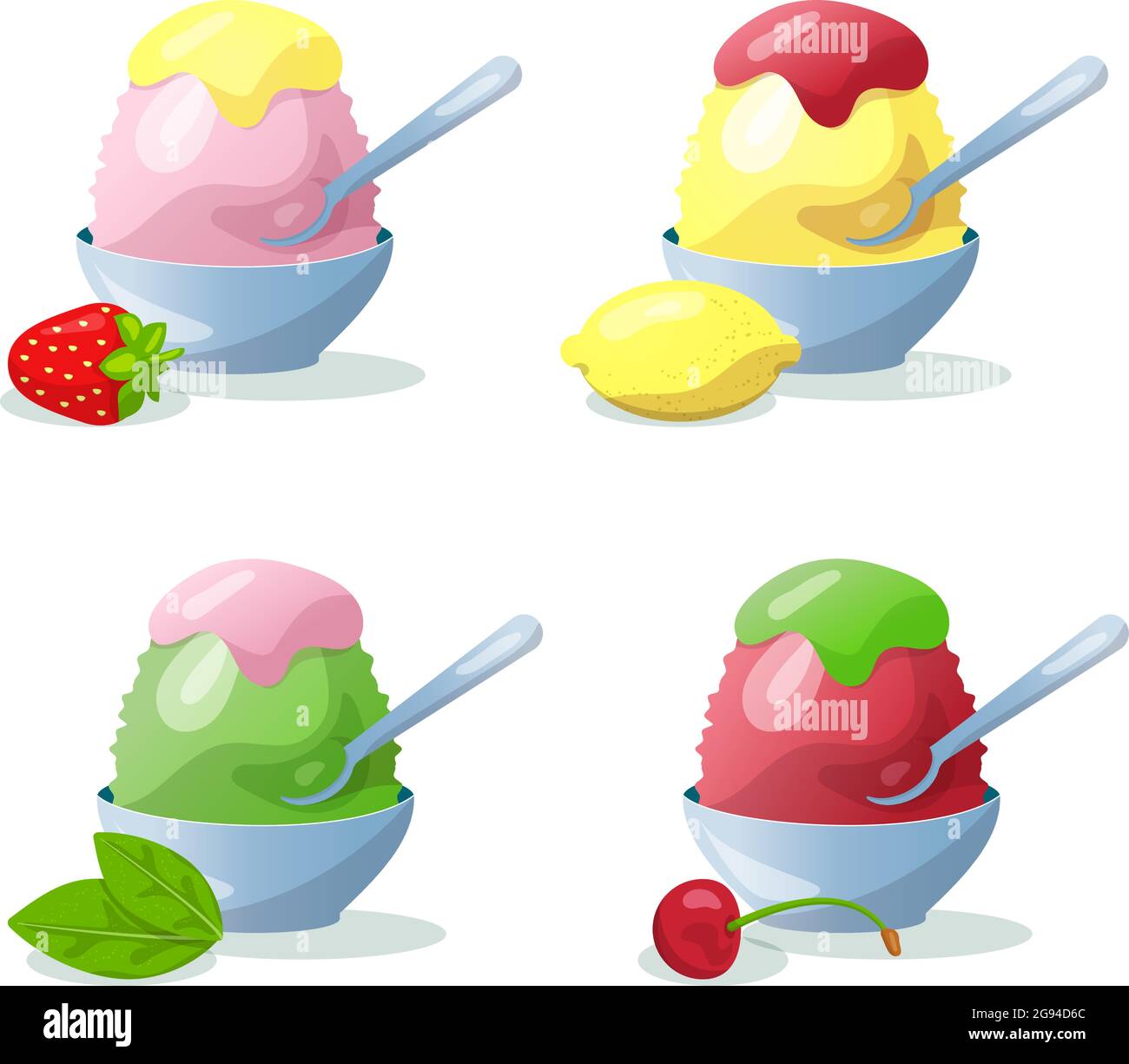 Kakigoori vector vectors hi-res stock photography and images - Alamy