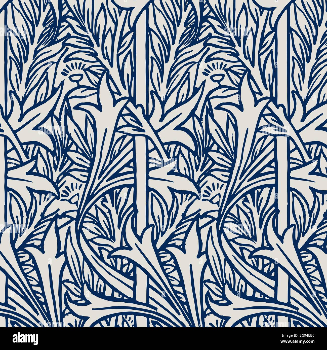 William Morris Patterns Vector Vectors High Resolution Stock Photography and Images - Alamy