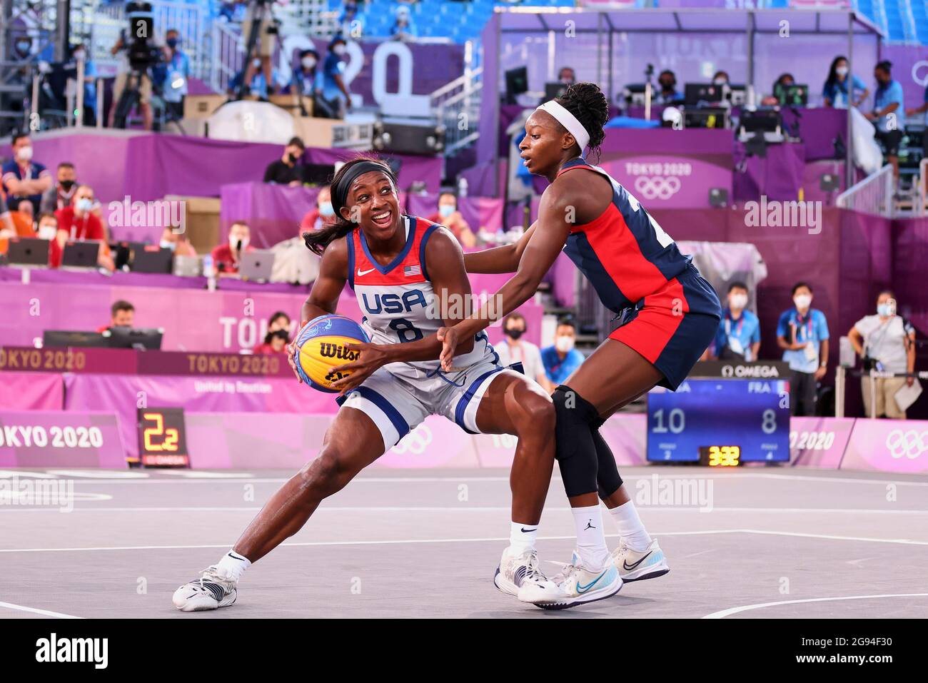 Tokyo, Japan. 24th July, 2021. Jacquelyn YOUNG (8) of USA during the ...