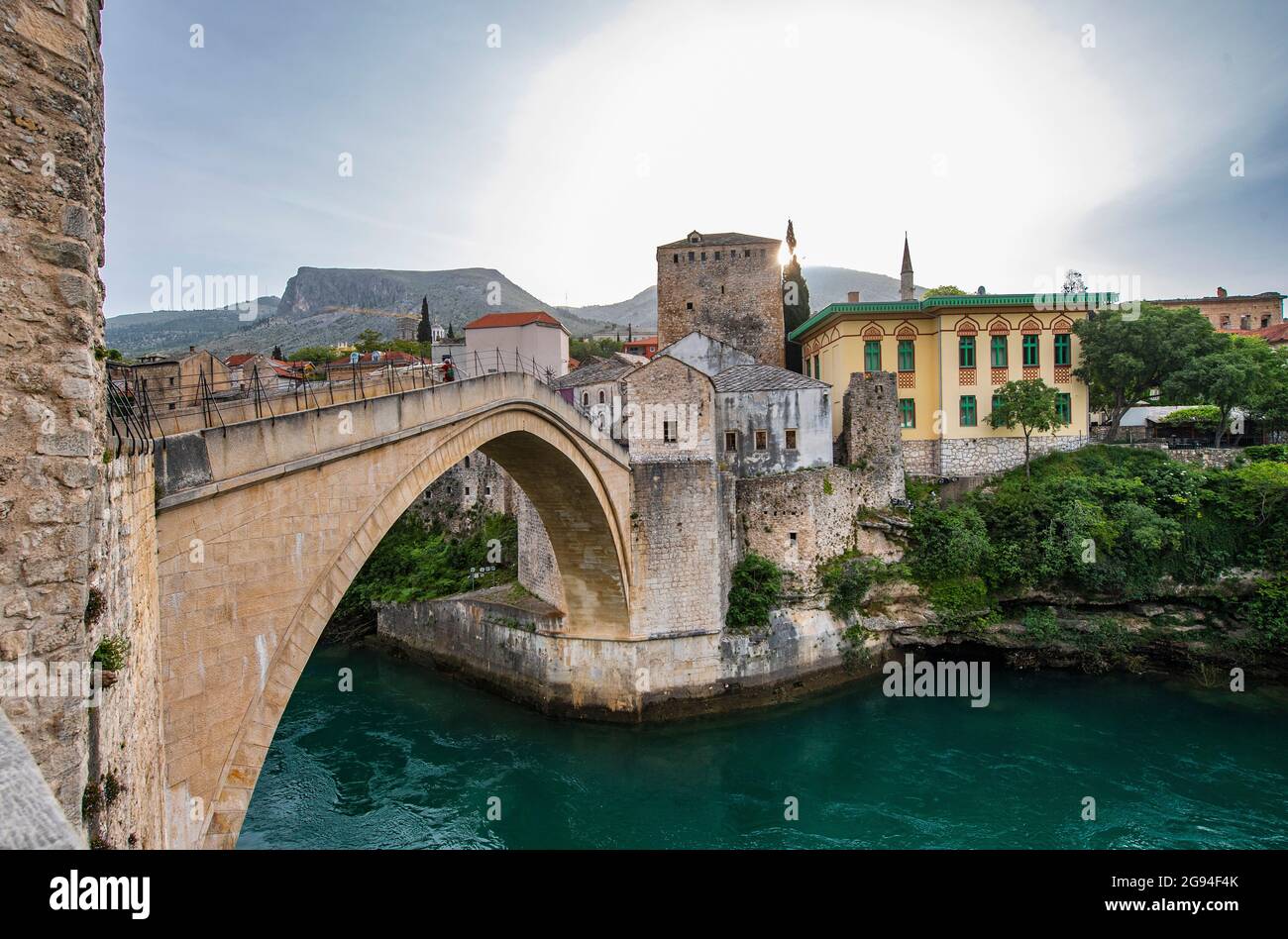 the iconic bridge Stari Most in Mostar Stock Photo - Alamy