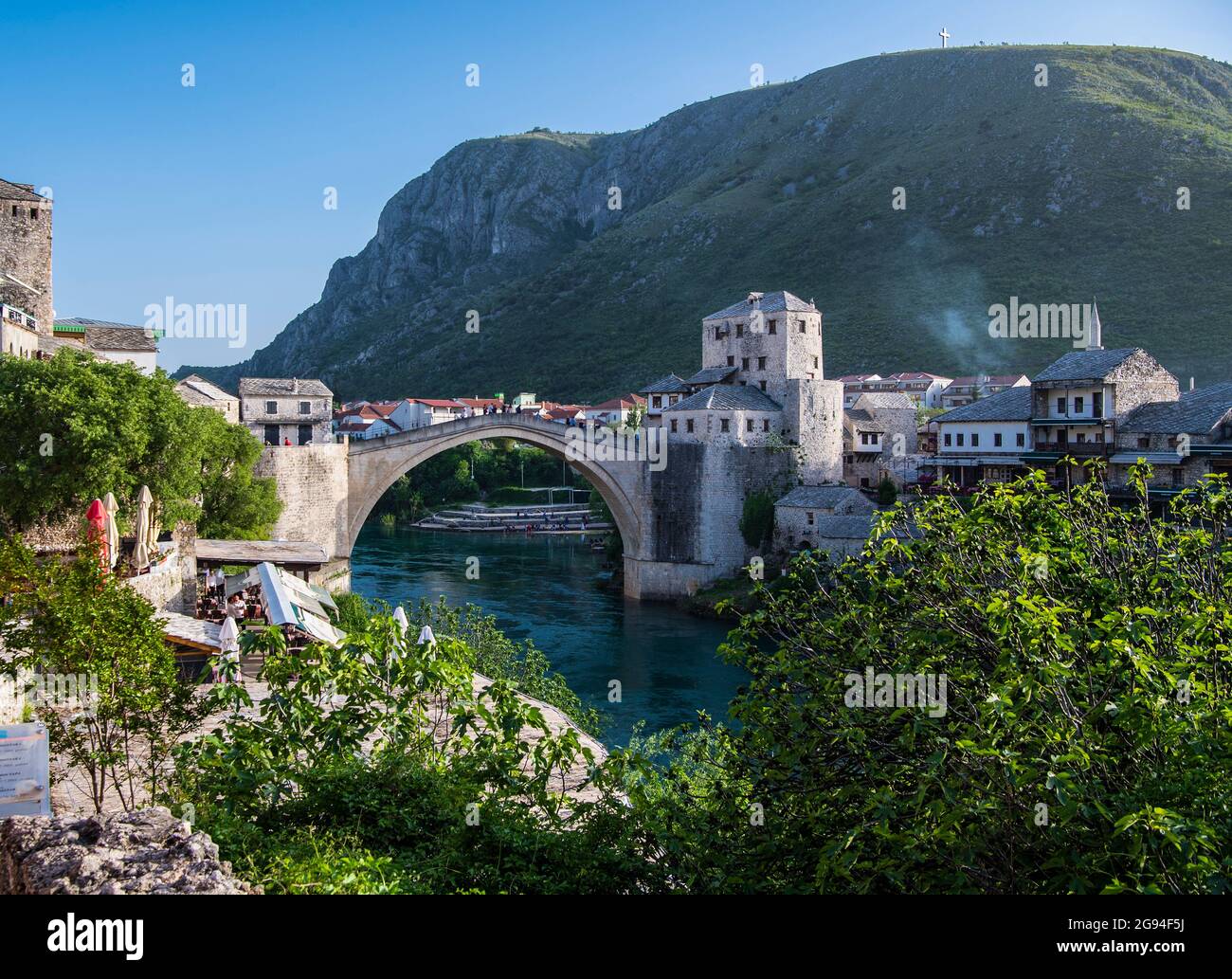 the iconic bridge Stari Most in Mostar Stock Photo - Alamy
