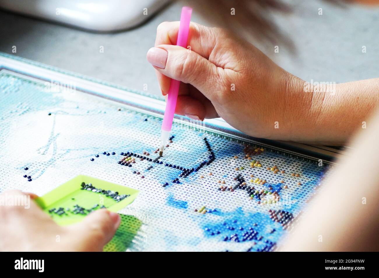 Diamond mosaic hi-res stock photography and images - Alamy