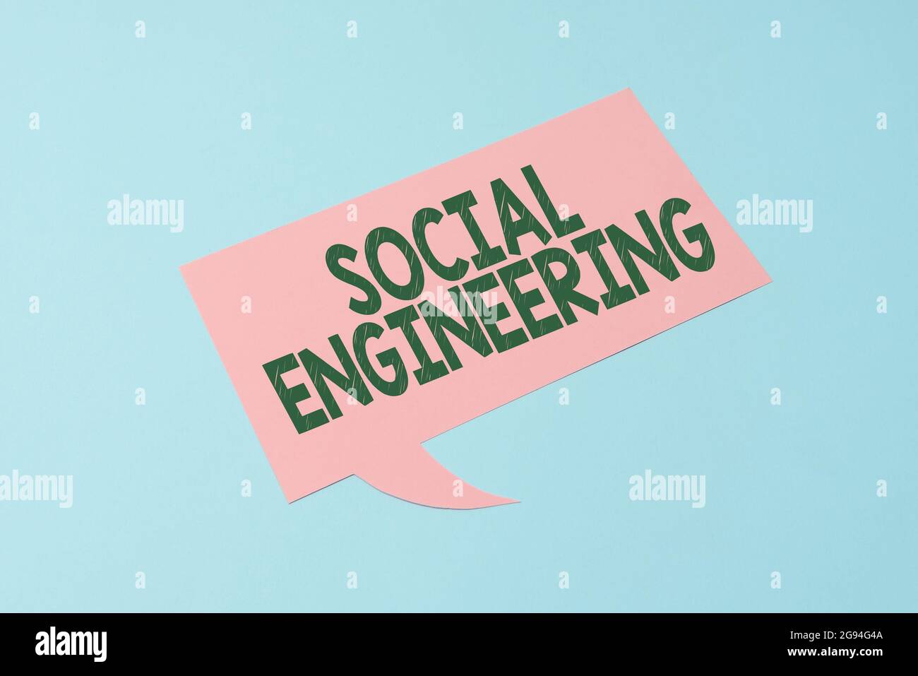 Hand writing sign Social Engineering. Word Written on attack photo that ...