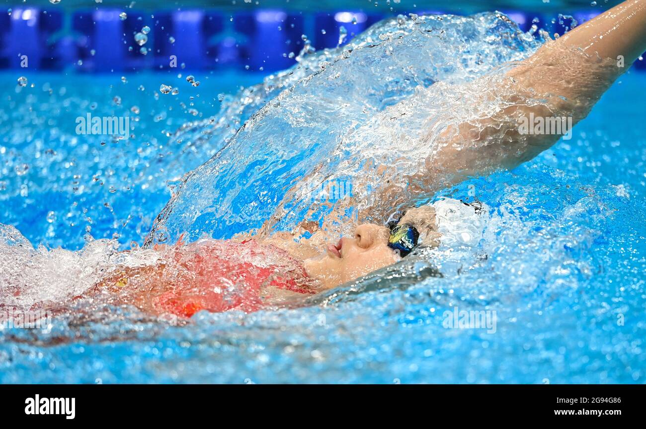 Tokyo, Japan. 24th July, 2021. Yu Yiting of China competes during the ...