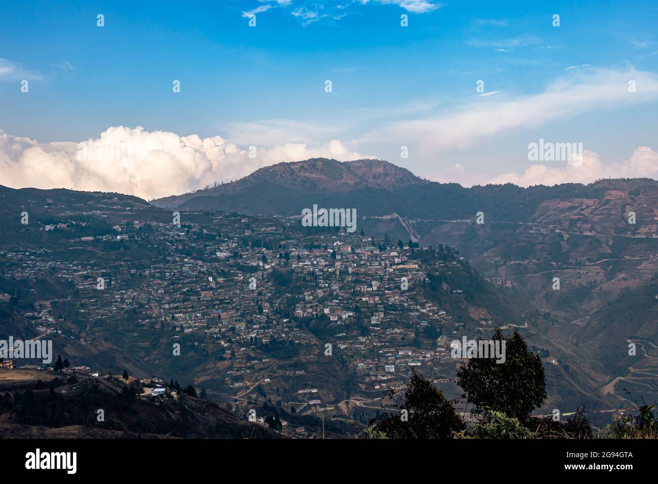 Bomdila city view hi-res stock photography and images - Alamy