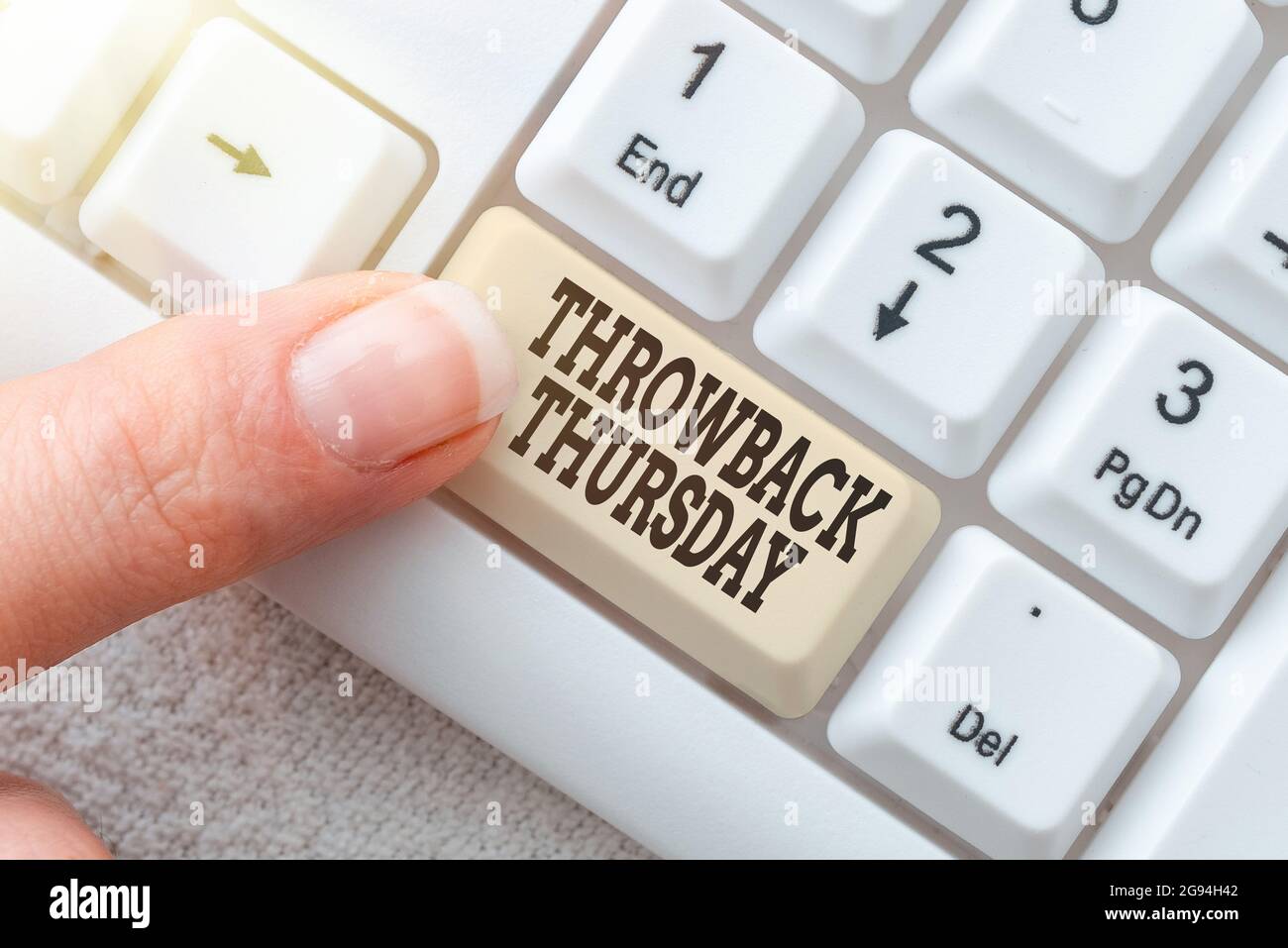 Text showing inspiration Throwback Thursday. Business overview wistful ...