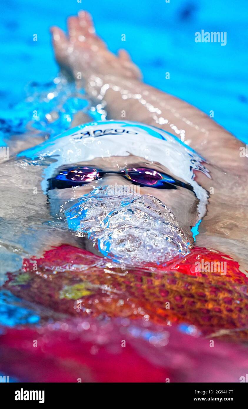 Tokyo, Japan. 24th July, 2021. Yu Yiting of China competes during the ...