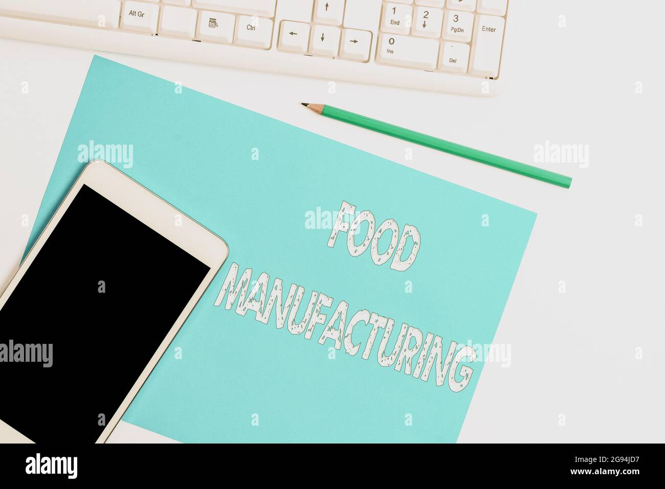 Text sign showing Food Manufacturing. Internet Concept transformation ...