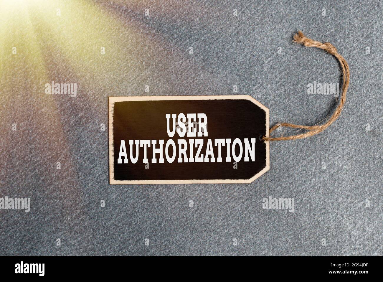 Hand writing sign User Authorization. Business concept security ...