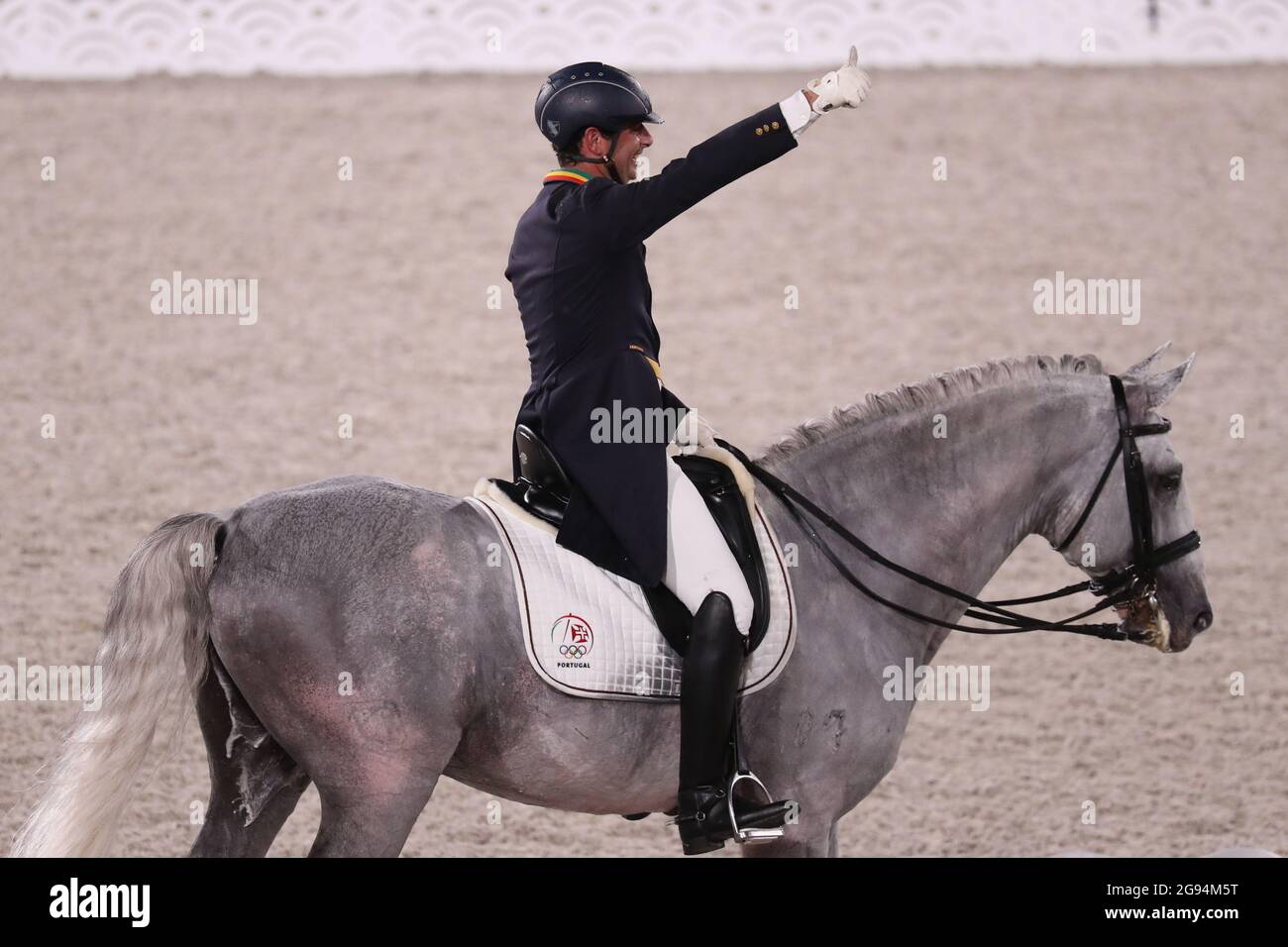 Tokio, Japan. 24th July, 2021. Equestrian sport/dressage: Olympics ...