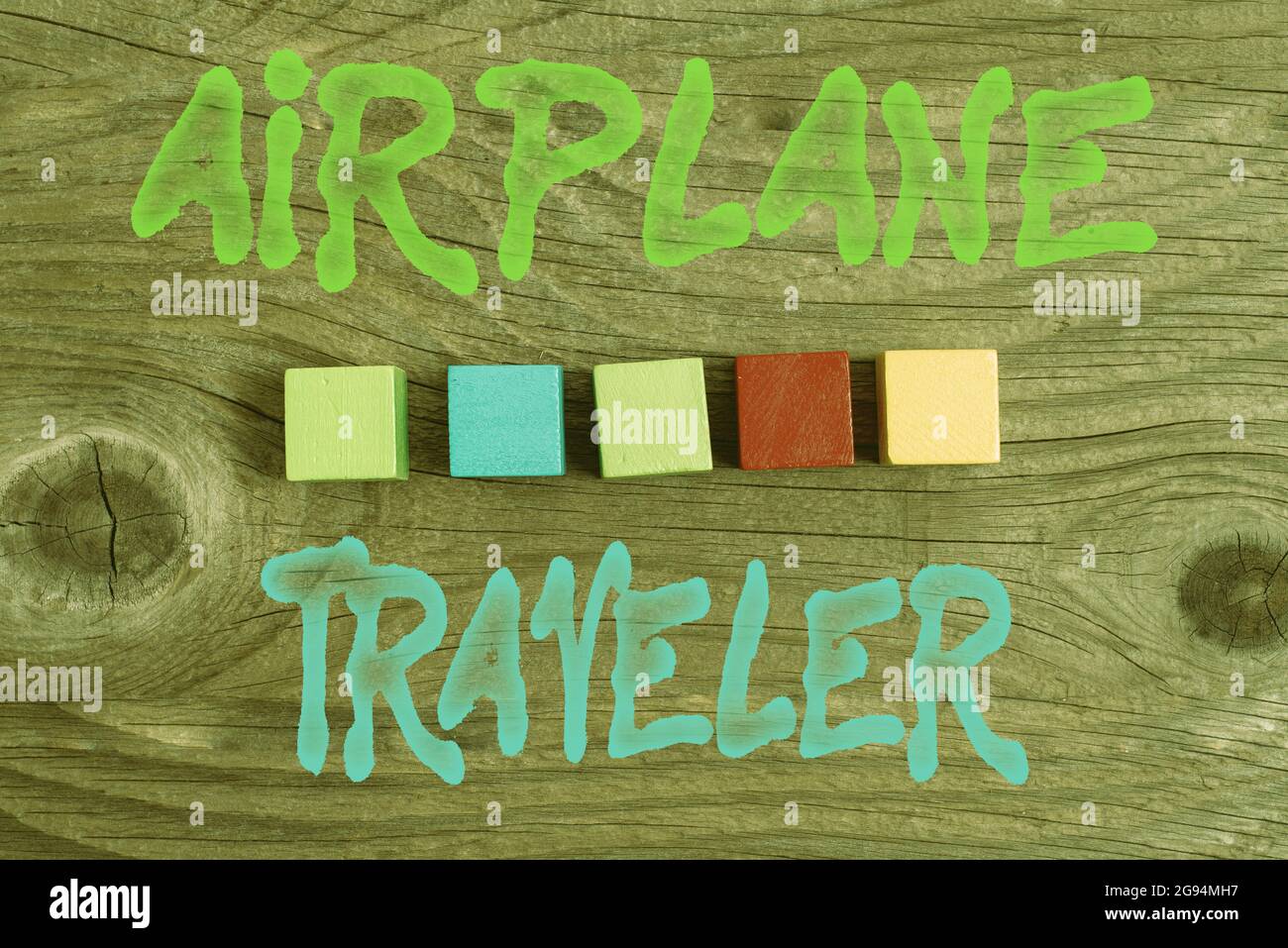 Text sign showing Airplane Traveler. Word for the action or process of ...