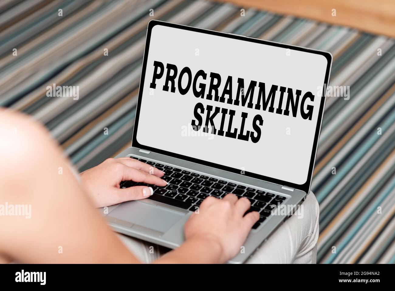 Text Sign Showing Programming Skills Word Written On Skills Vital To Write A Program So