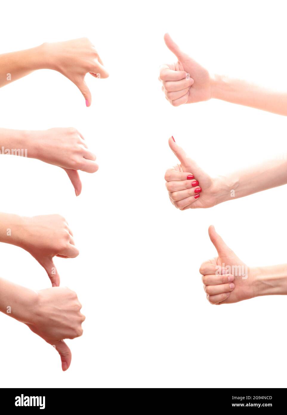 group of young people's hands isolated on white Stock Photo - Alamy