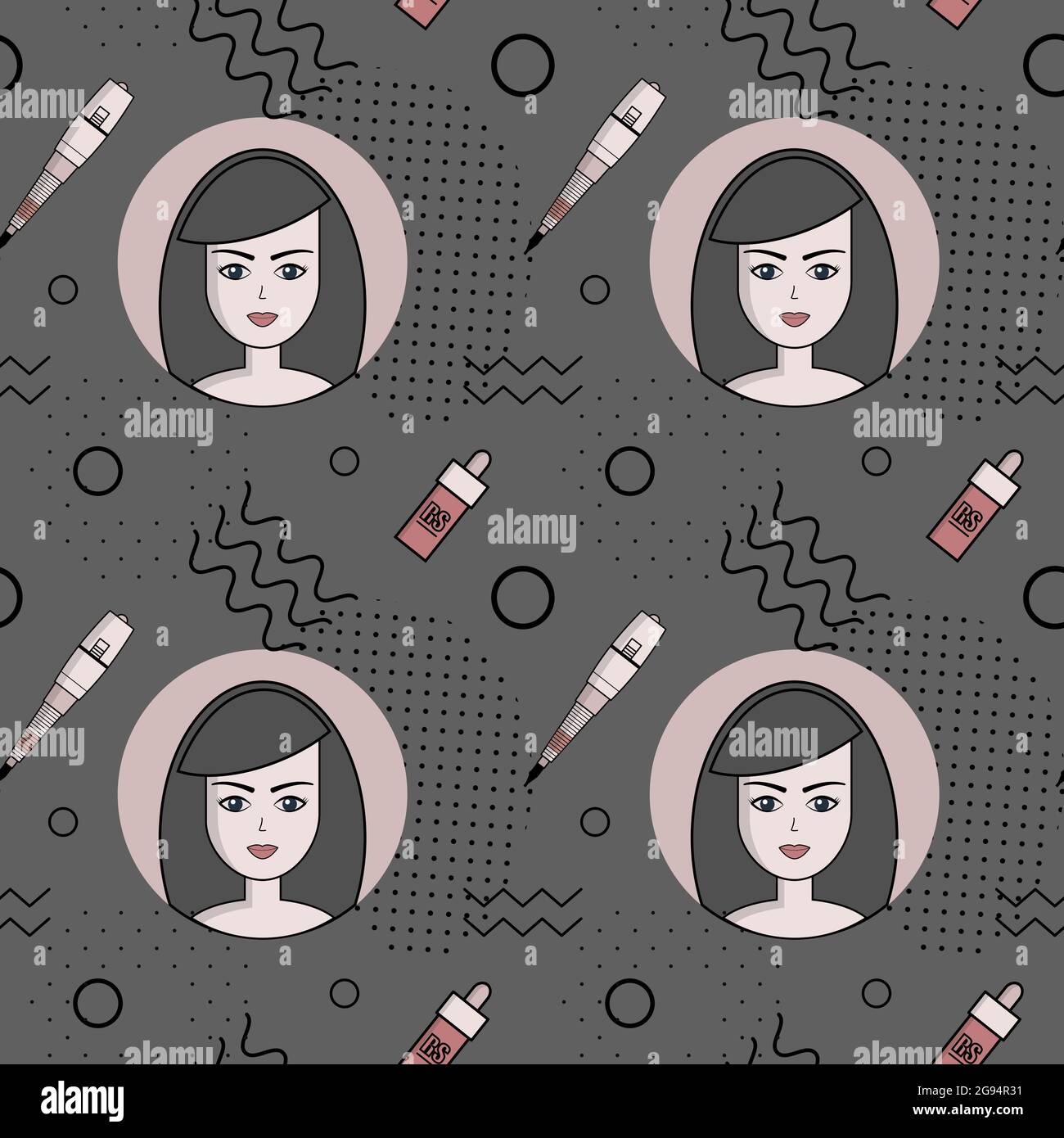 Semi permanent pattern hi-res stock photography and images - Alamy