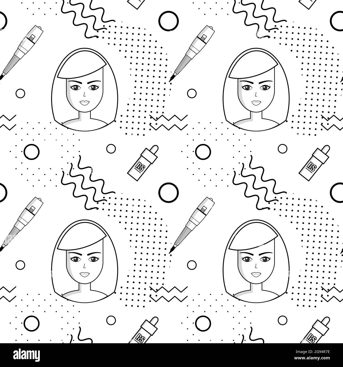 Semi permanent make up Cut Out Stock Images & Pictures - Alamy