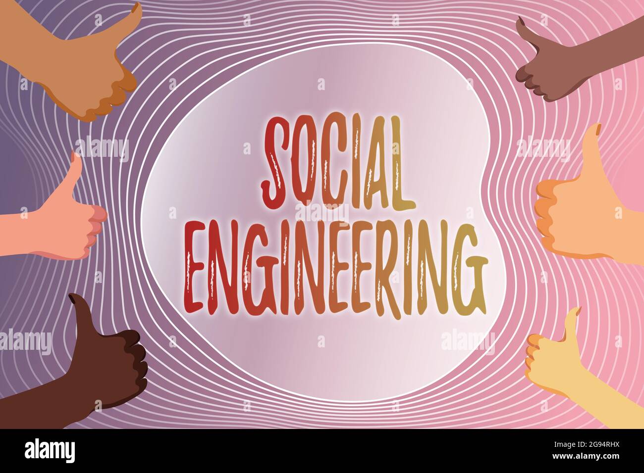 Writing displaying text Social Engineering, Internet Concept attack ...