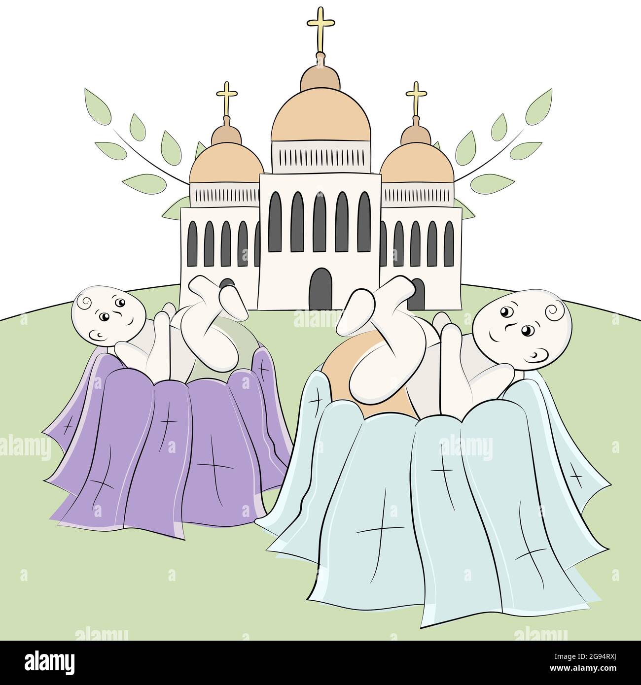 Baptism vector vectors hi-res stock photography and images - Alamy
