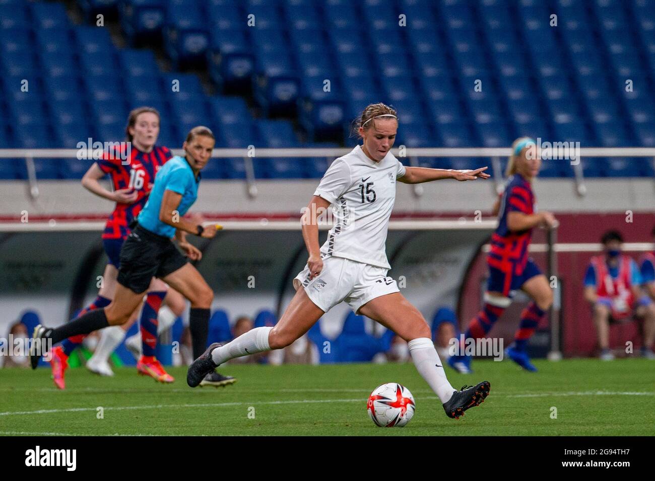 SAITAMA, SA - 24.07.2021: TOKYO 2020 OLYMPIAD SAITAMA - Daisy Cleverley ...