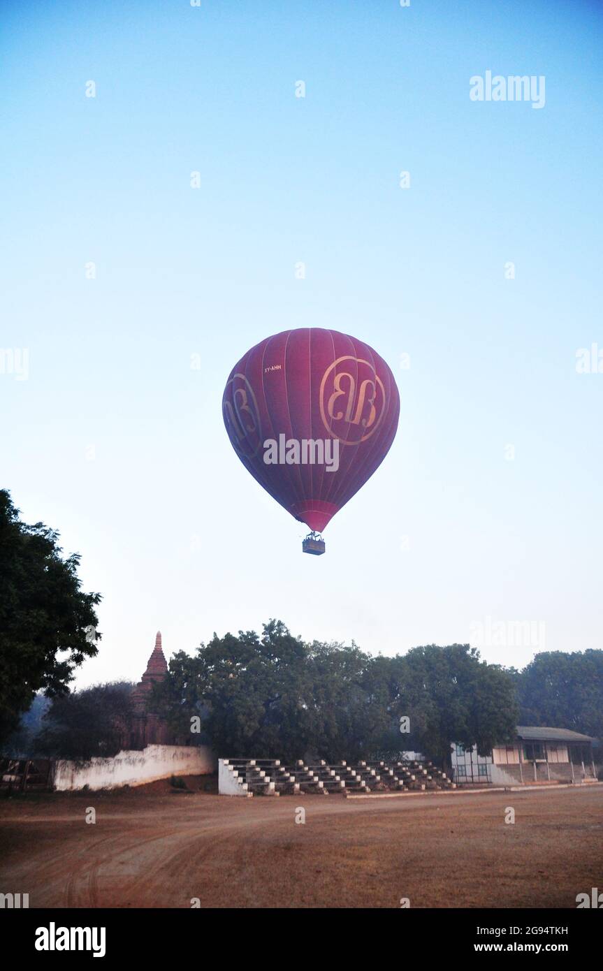 View cityscape of Bagan or Pagan ancient city and landscape UNESCO ...