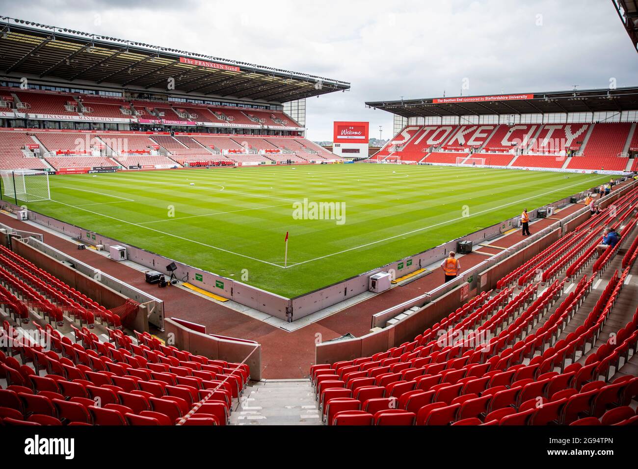 24th July 2021; Bet365 Stadium, Stoke, Staffordshire, England; Pre ...