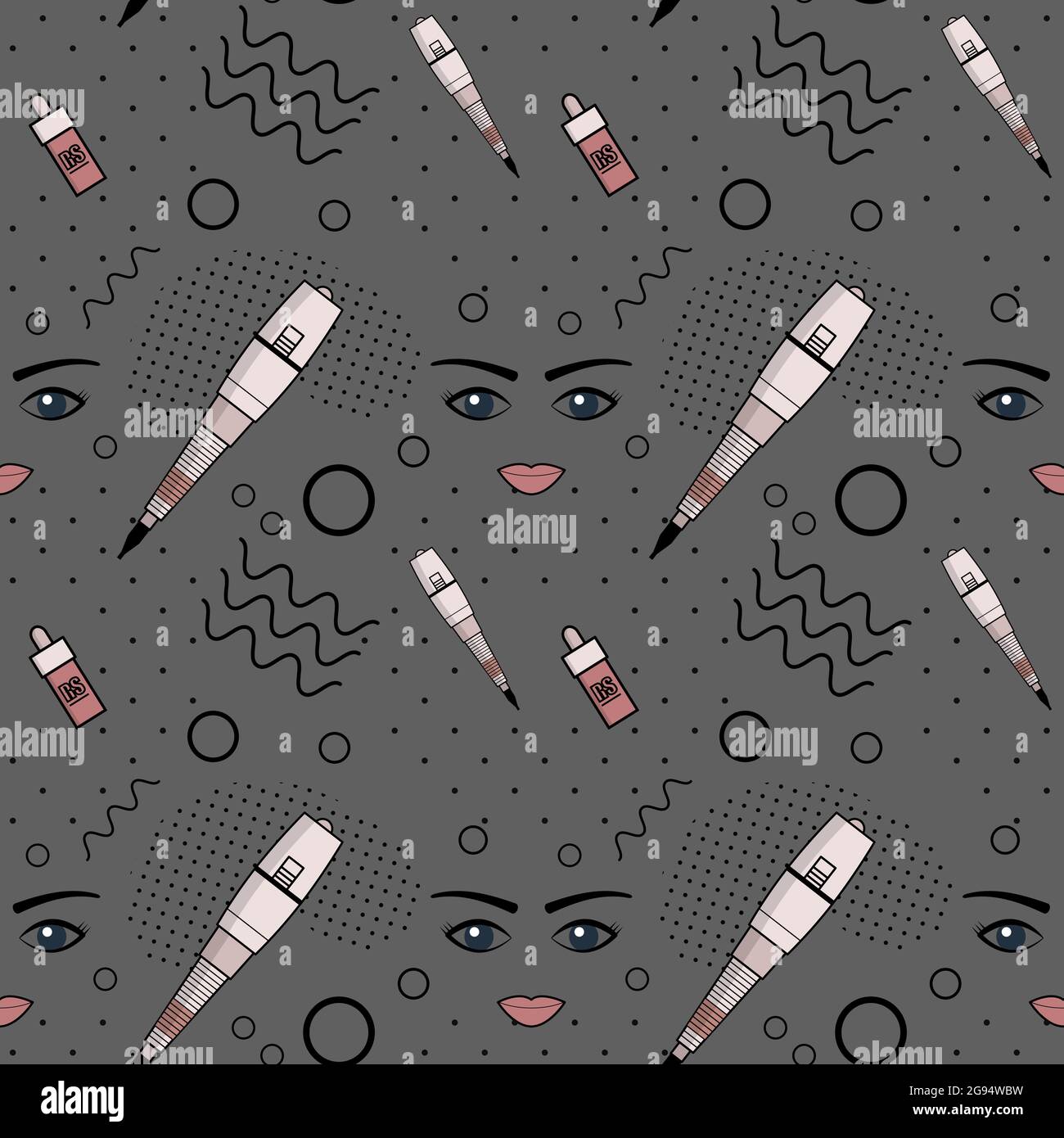 Semi permanent pattern Stock Vector Images - Alamy