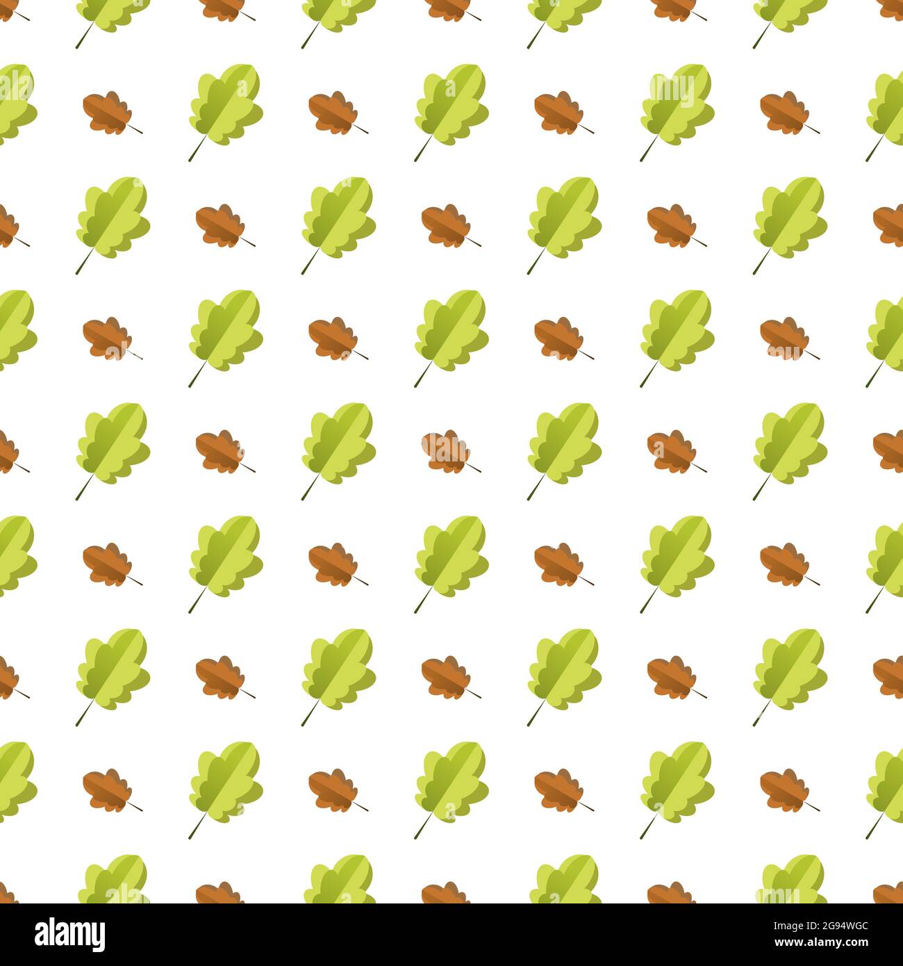 Seamless pattern with colorful autumn leaves. Vector illustration ...