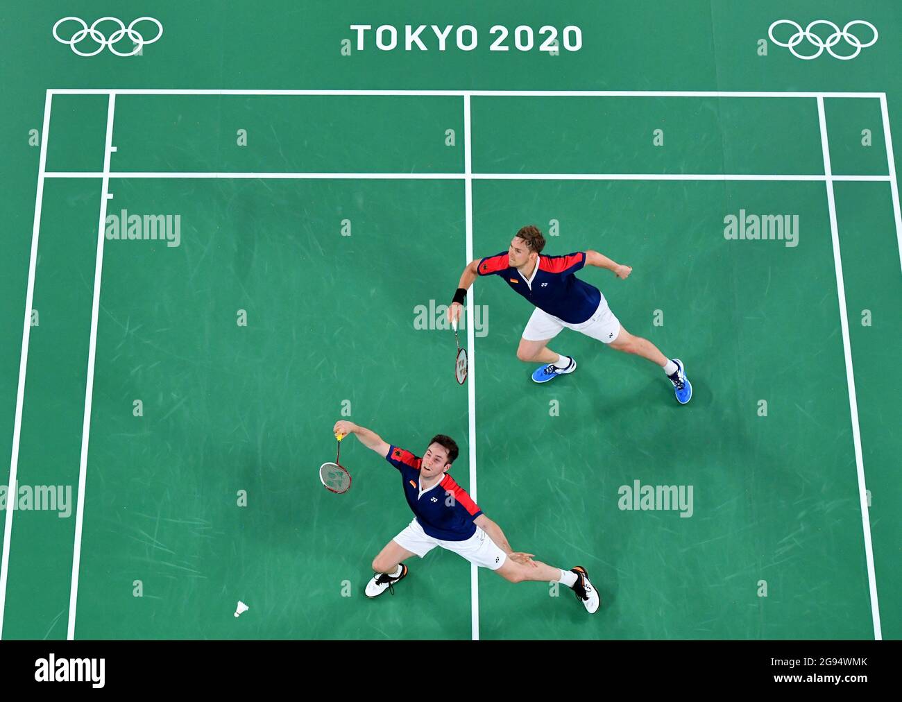 Tokyo, Japan. 24th July, 2021. Mark Lamsfuss /Marvin Seidel (top) of ...