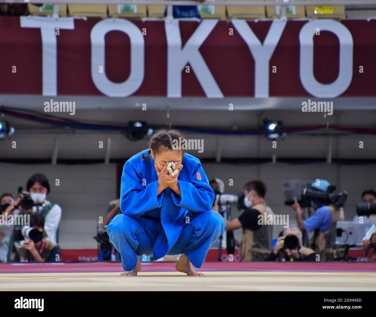 Tokyo, Japan. 24th July, 2021. Mongolia's Urantsetseg Munkhbat ...