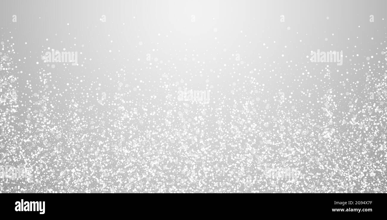 Magic stars Christmas background. Subtle flying snow flakes and stars ...