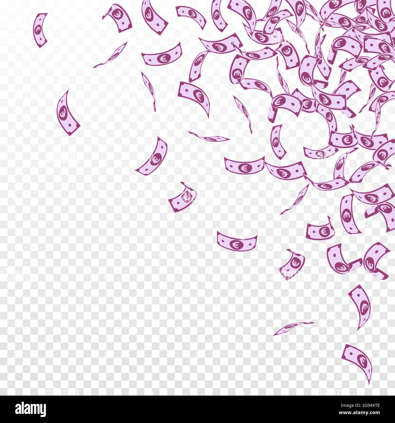 Pile of euro money notes Stock Vector Images - Alamy