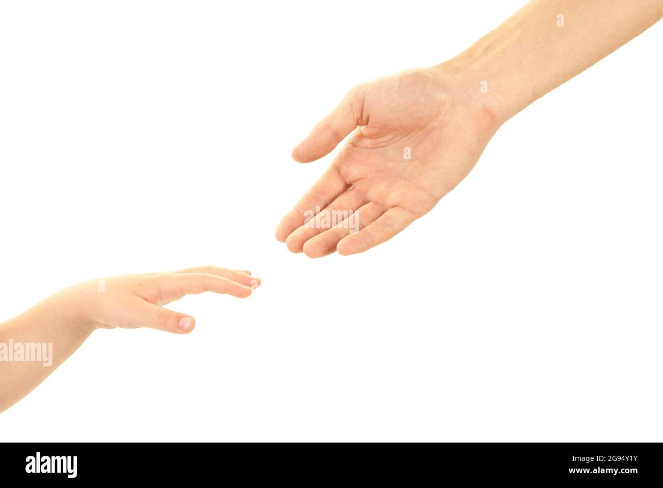 children and man hands isolated on white Stock Photo - Alamy