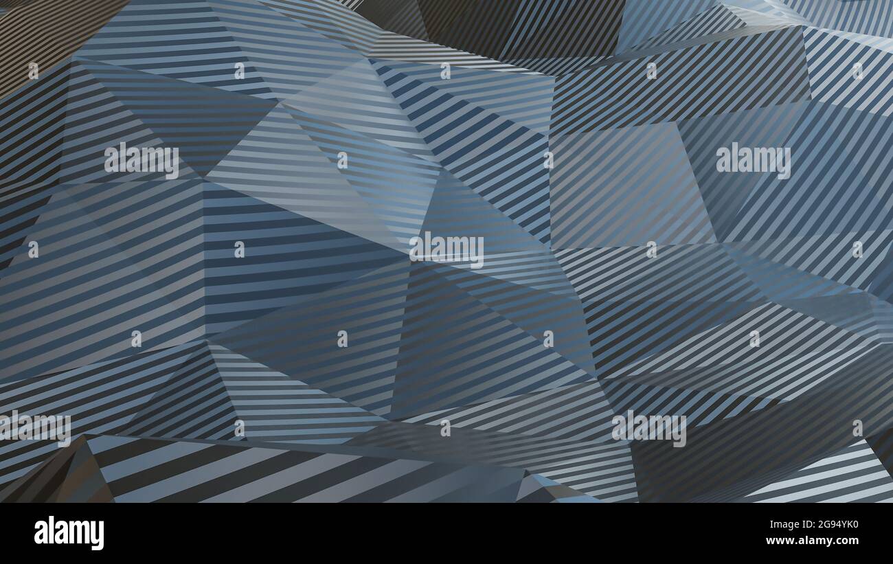 Abstract plexus grey geometric shapes texture and background.,3d model ...