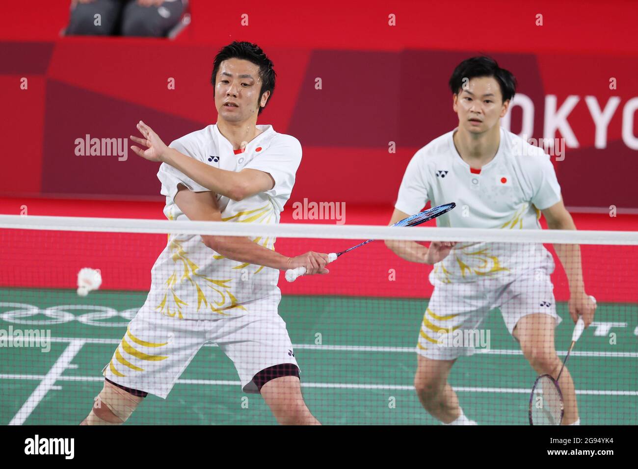 Tokyo, Japan. 24th July, 2021. Hiroyuki Endo & Yuta Watanabe (JPN ...